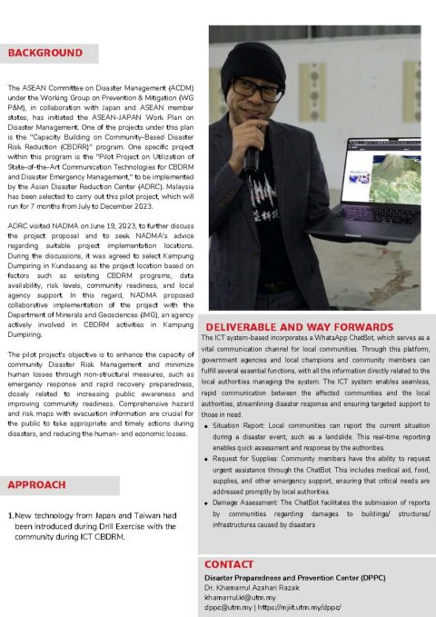 Information and Communication Technology Community Based Disaster Risk ...